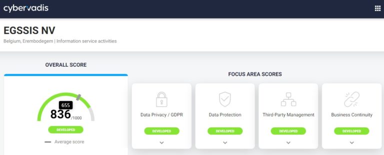 IT security review: Cybervadis report